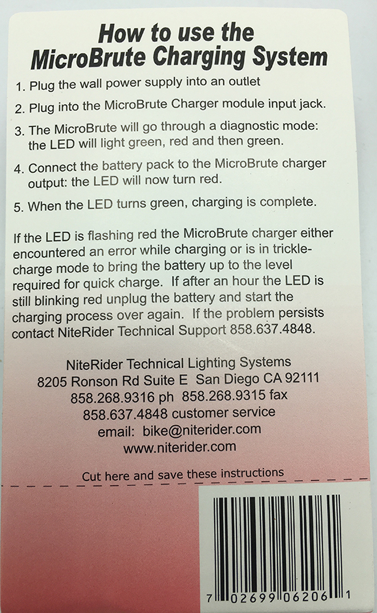 Nite Rider bicycle lights and lighting systems - South Salem Cycleworks