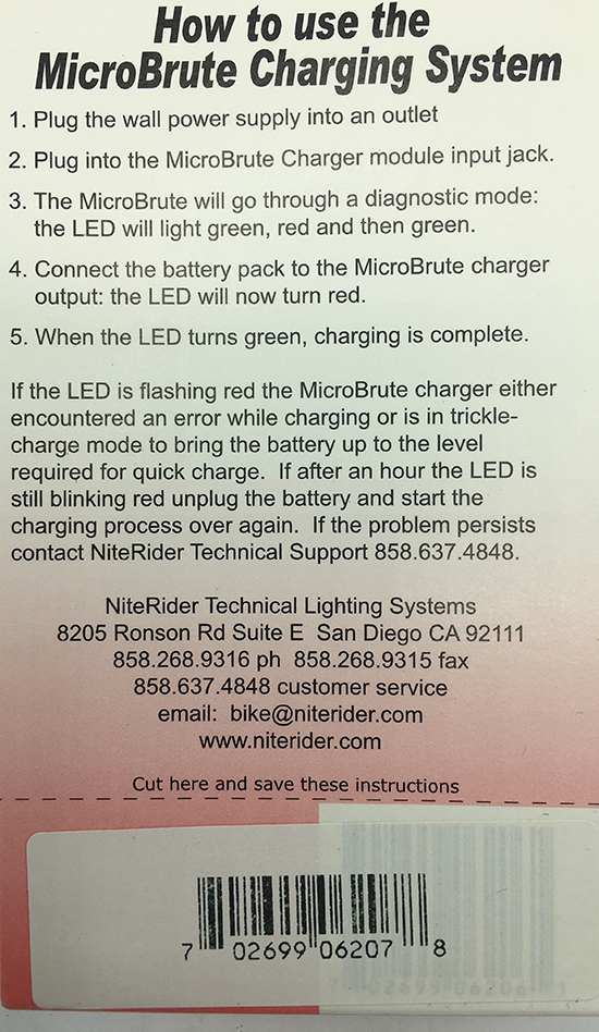 Nite Rider bicycle lights and lighting systems - South Salem Cycleworks