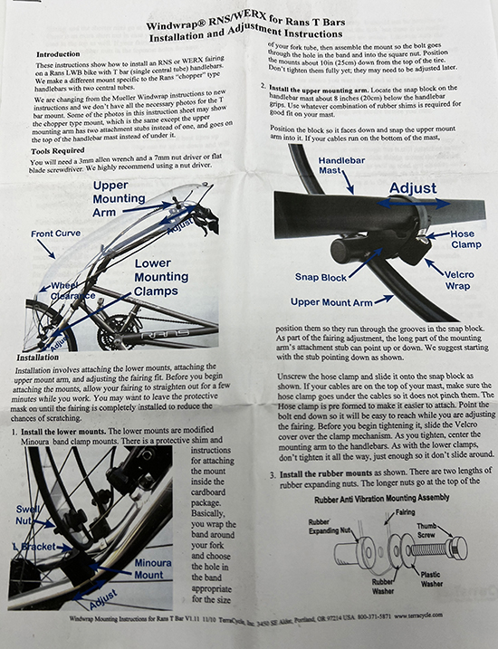 Parts for Recumbent bicycles - South Salem Cycleworks