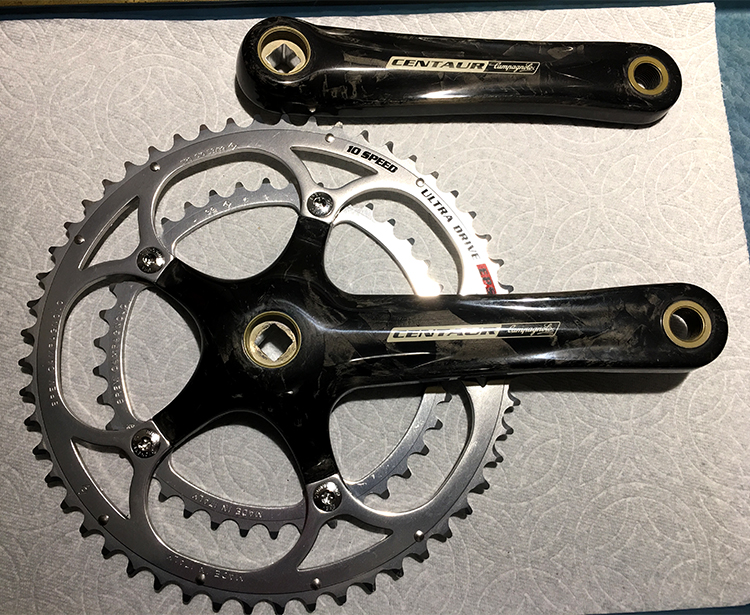 Campagnolo Centaur modern cranksets with square taper spindles - South ...